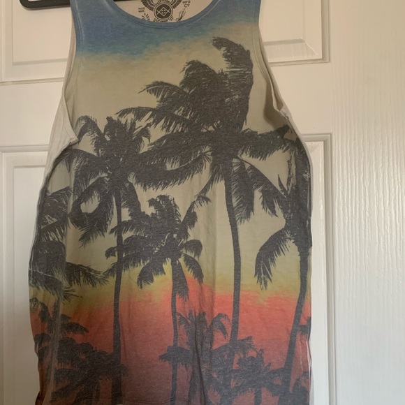 Shirts | Mens Vintage Palm Trees Tank Topmedium | Poshmark